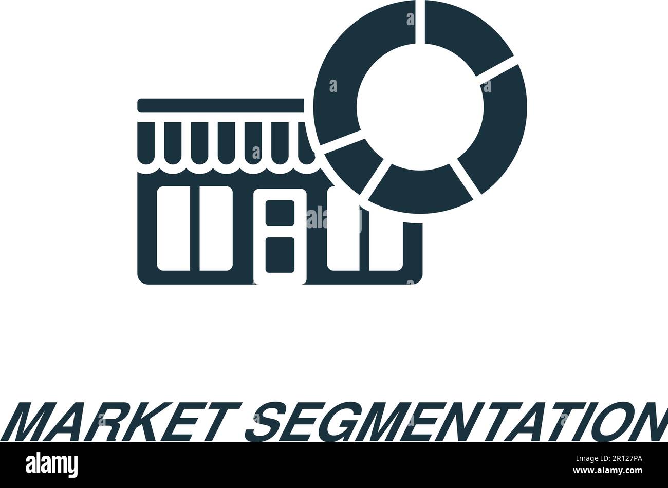 Market Segmentation Icon Monochrome Simple Sign From Business Concept