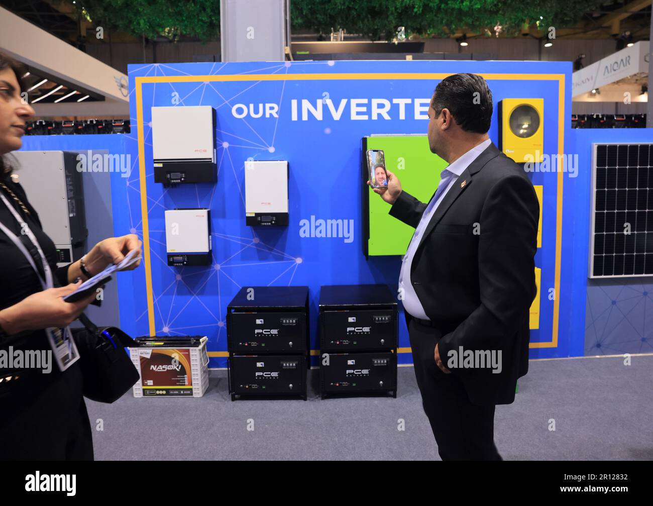 Beirut, Lebanon. 10th May, 2023. People visit the e-MotorShow 2023 in ...