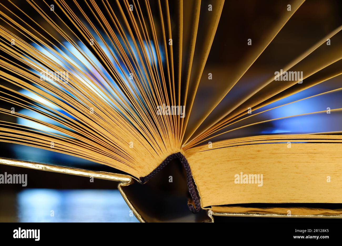 Open book close up, reading, education, knowledge concept Stock Photo ...