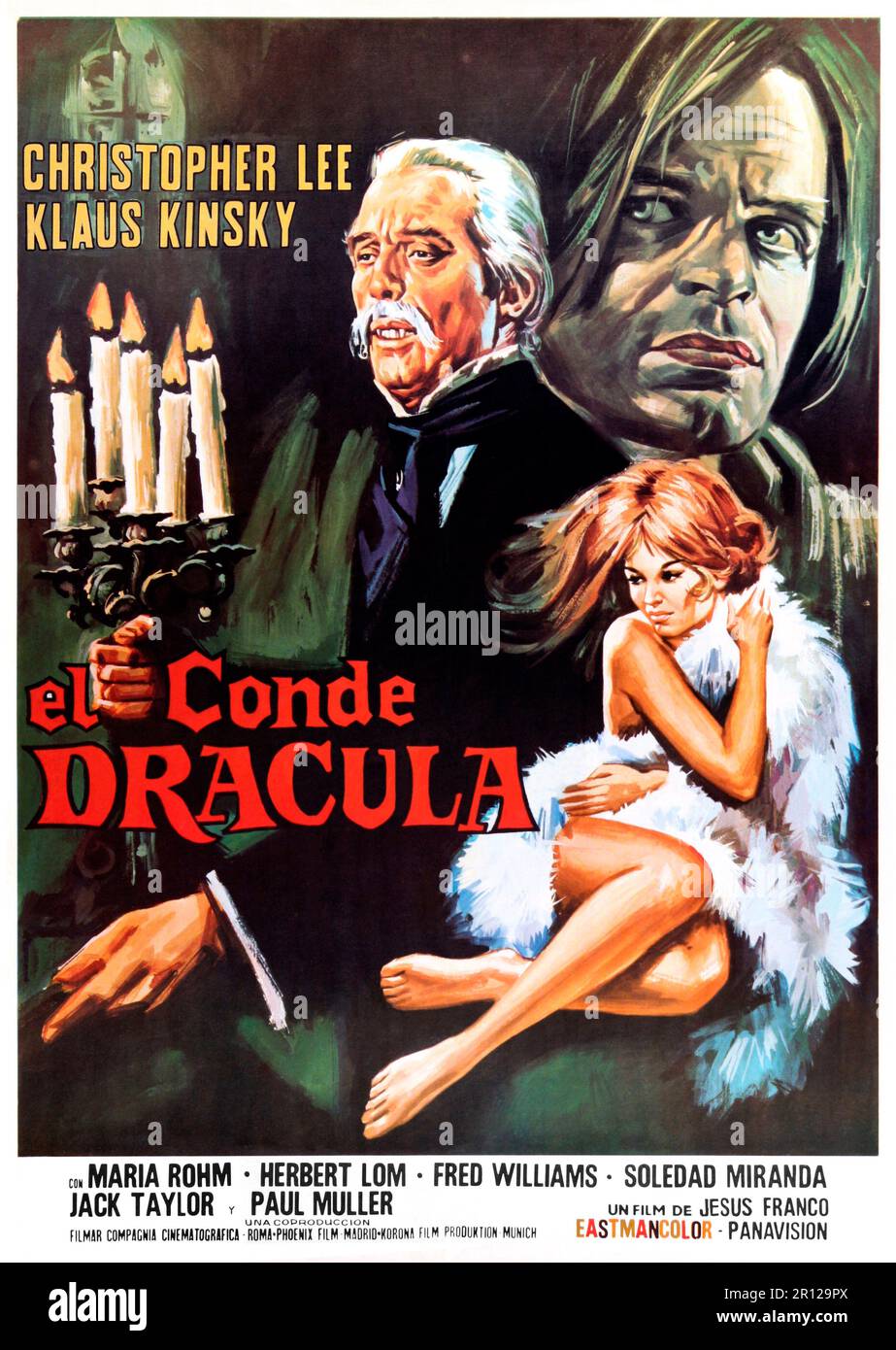 COUNT DRACULA (1970), directed by JESUS FRANCO. Credit: FILMAR / Album ...