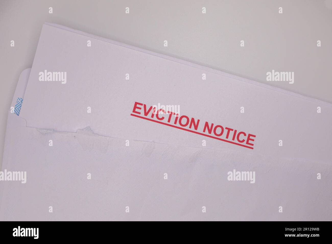Eviction notice in opened envelope Stock Photo - Alamy