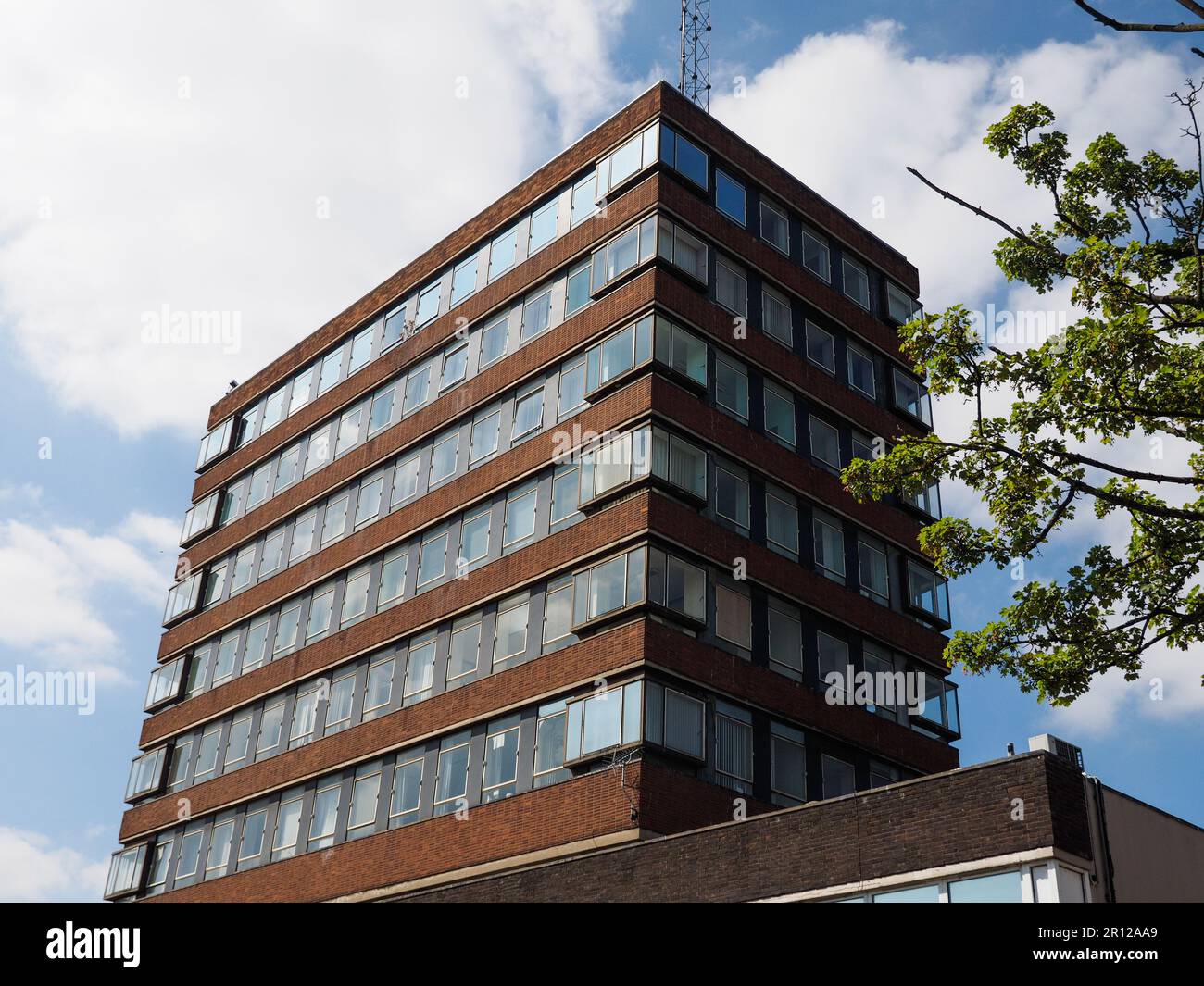 Kirkby Town Centre . Merseyside UK.Civic Building Stock Photo - Alamy
