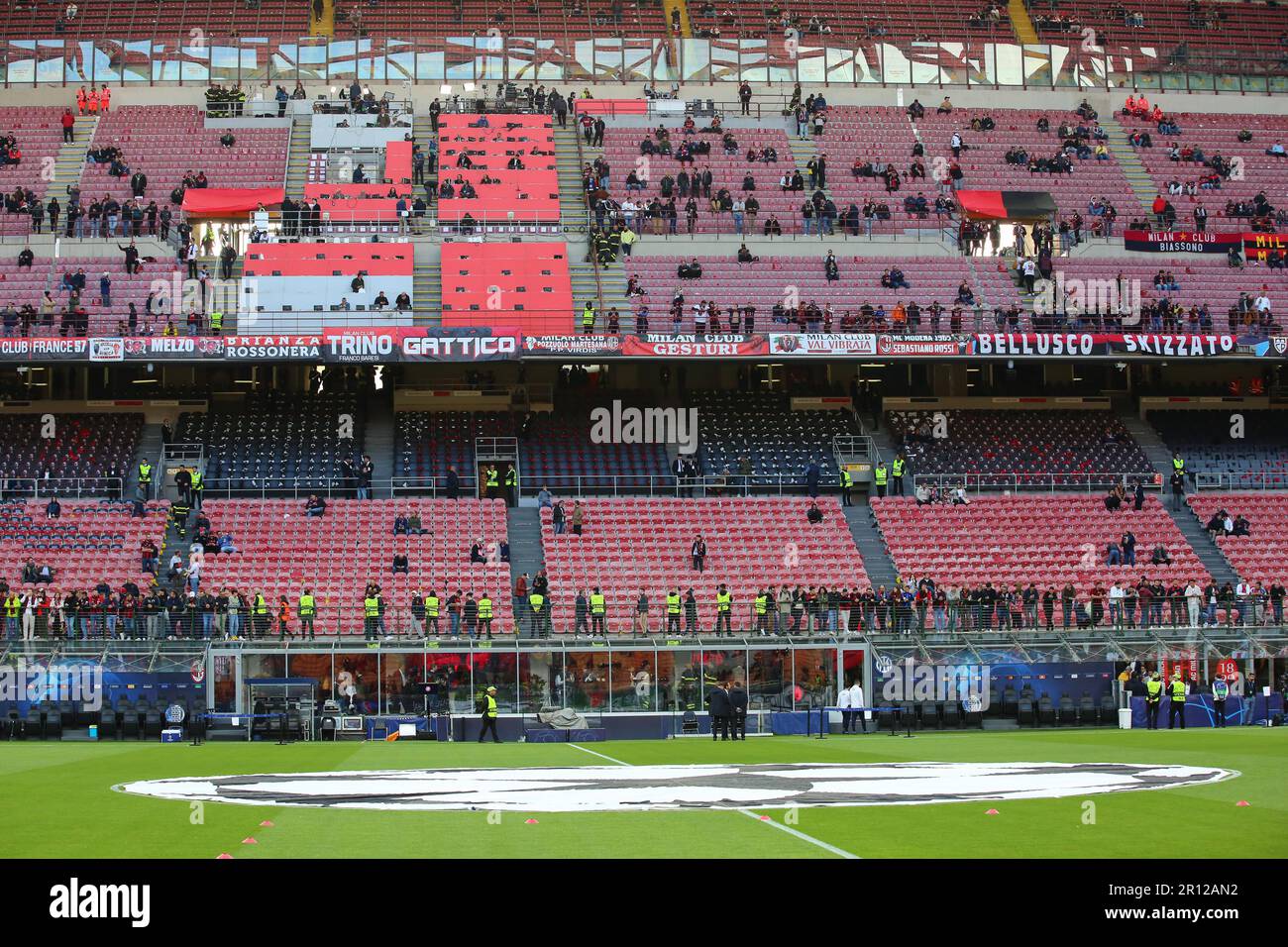 Milan, Italy. 10th May, 2023. UEFA Champions League Semifinal Leg 1 ...