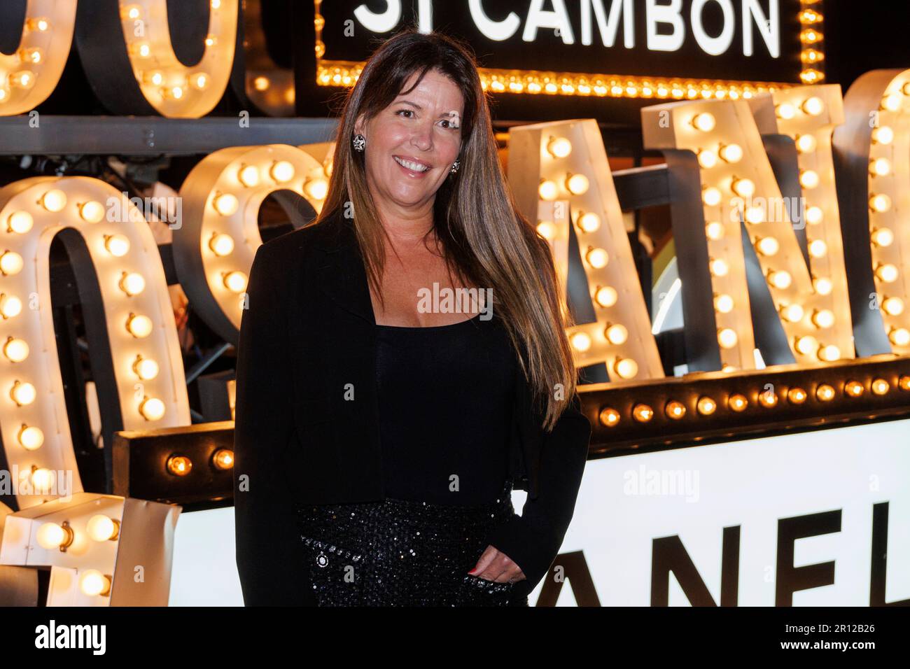 Patty Jenkins arrives at the Chanel Cruise 2022/2023 Fashion Show on ...