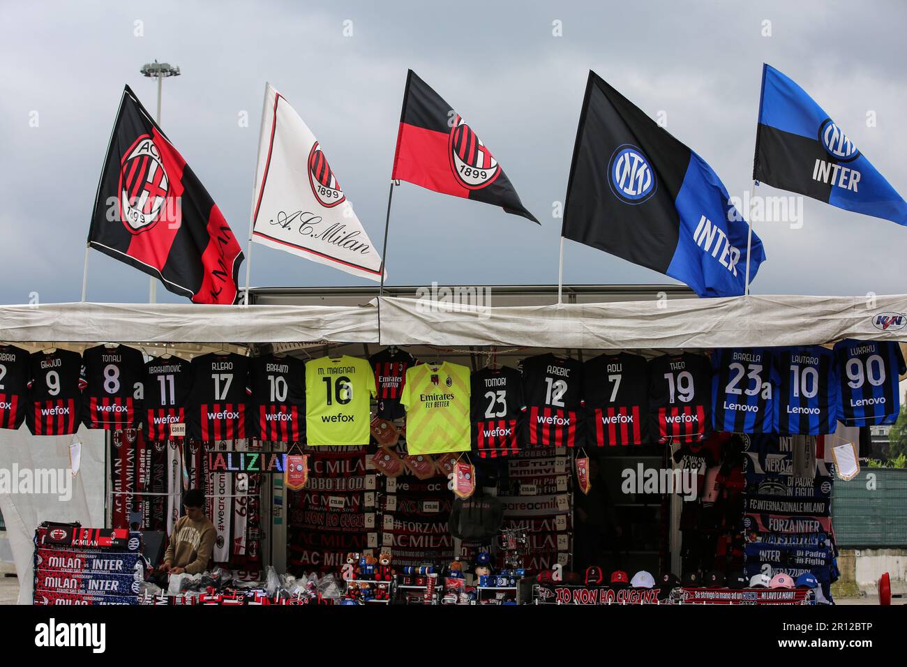 Milan, Italy. 10th May, 2023. UEFA Champions League Semifinal Leg 1 ...