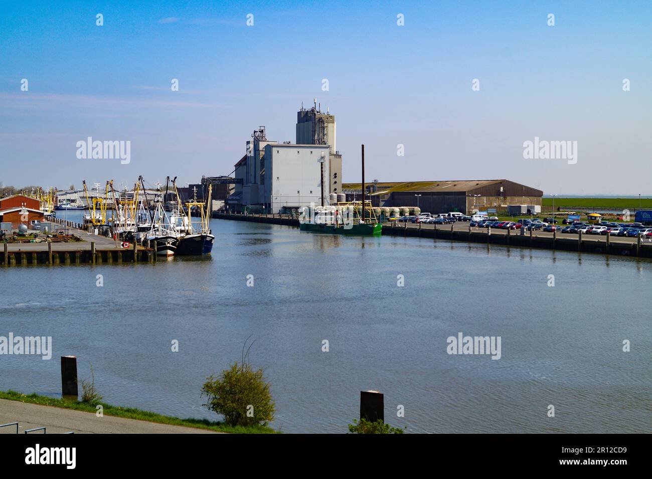 Buesum is a village at the German northern sea with harbor and ...