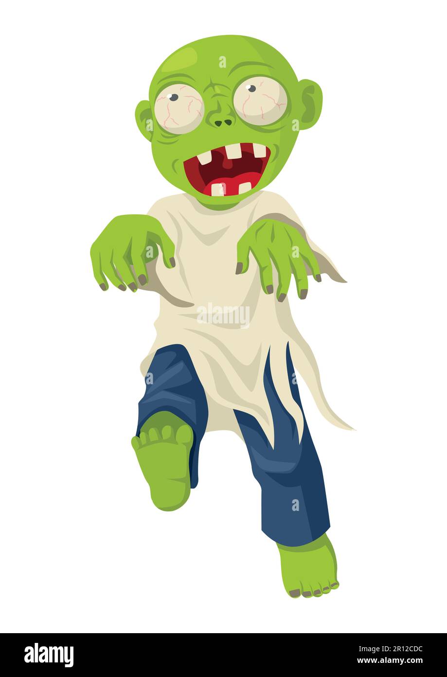 Cartoon illustration of a zombie Stock Vector Image & Art - Alamy
