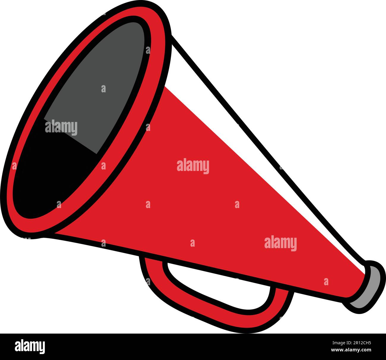 Cartoon illustration of a megaphone Stock Vector Image & Art - Alamy