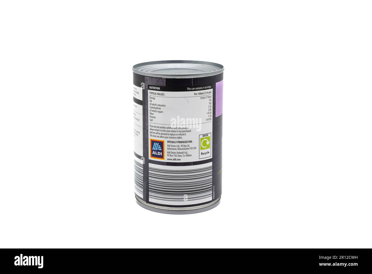 Aldi branded tin food Cut Out Stock Images & Pictures - Alamy