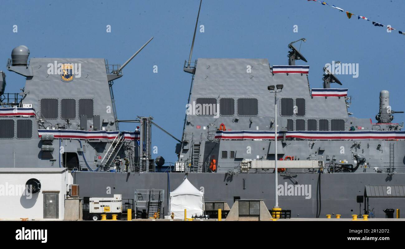 Key West, United States. 10th May, 2023. The USS Lenah Sutcliffe Higbee ...
