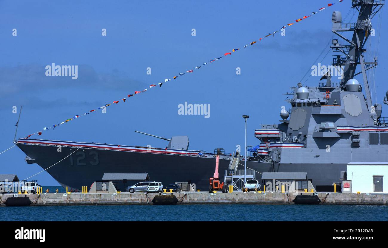 Key West, United States. 10th May, 2023. The USS Lenah Sutcliffe Higbee ...