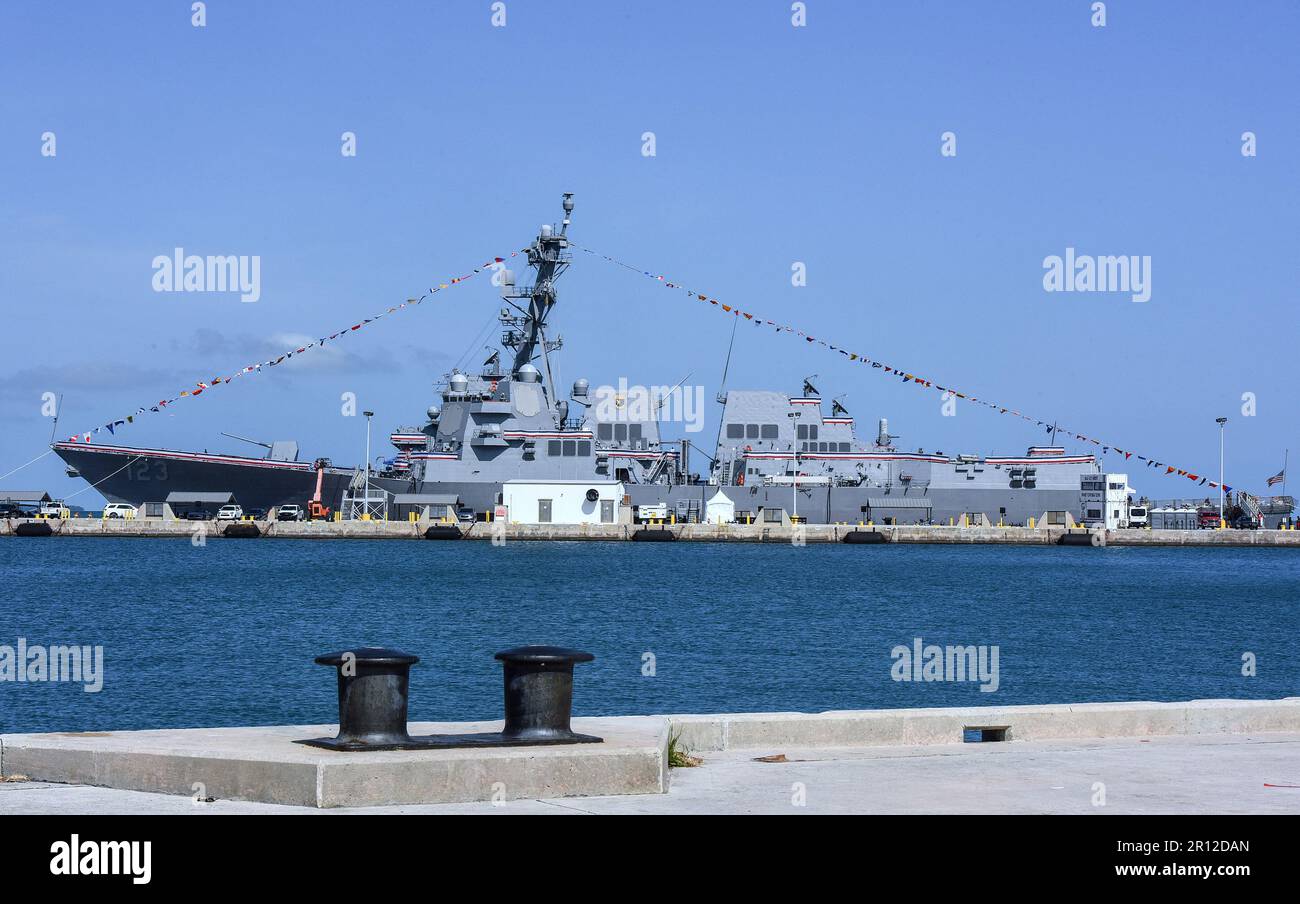 Key West, United States. 10th May, 2023. The USS Lenah Sutcliffe Higbee ...