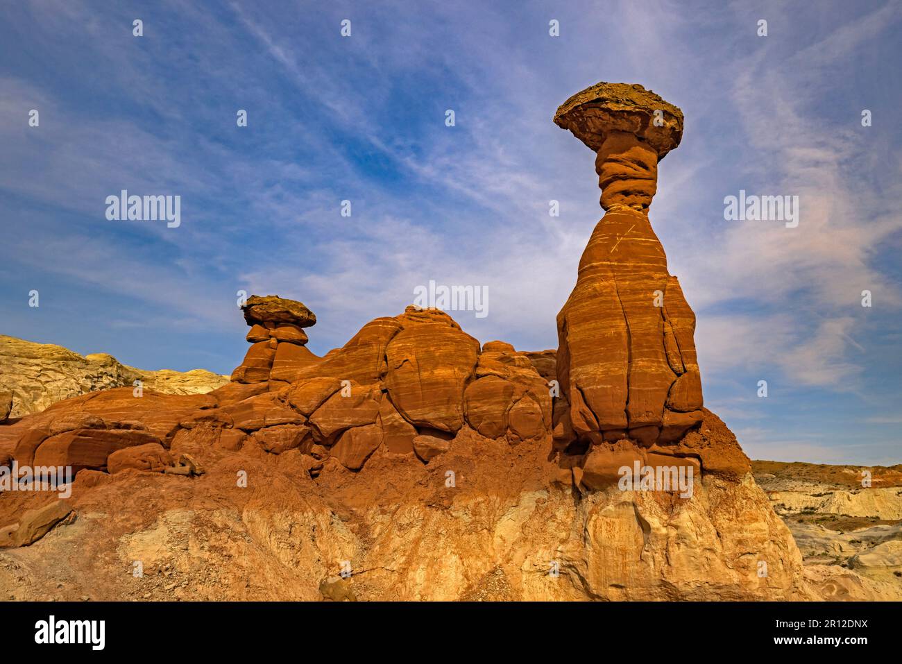 This is an area of rock formations known as The Toadstools in the Grand ...