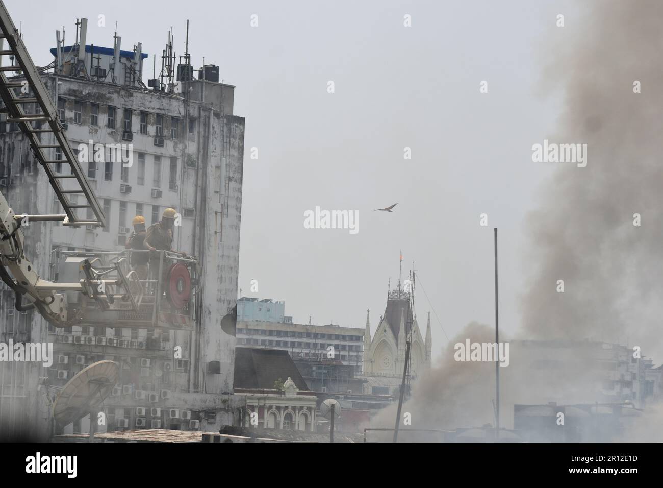 Kolkata, India. 10th May, 2023. A terrible fire incident took place ...