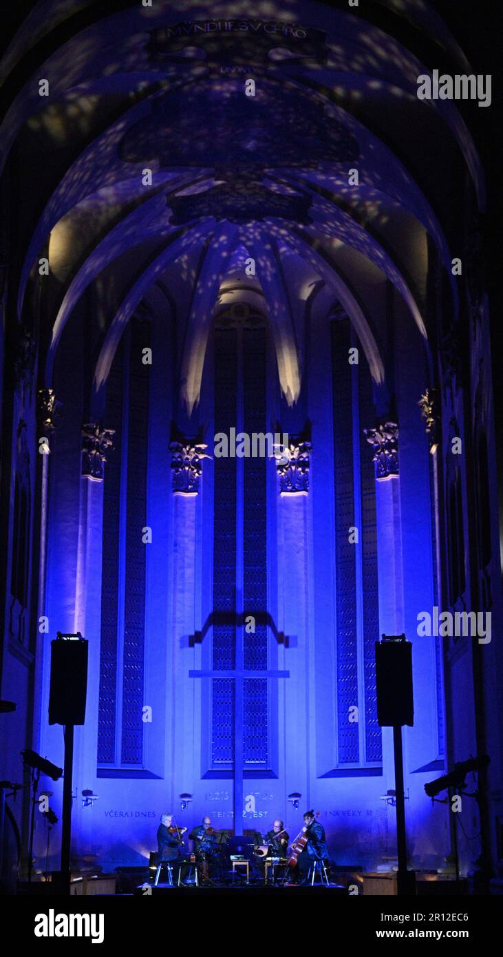 Prague, Czech Republic. 10th May, 2023. Concert of Kronos Quartet on ...