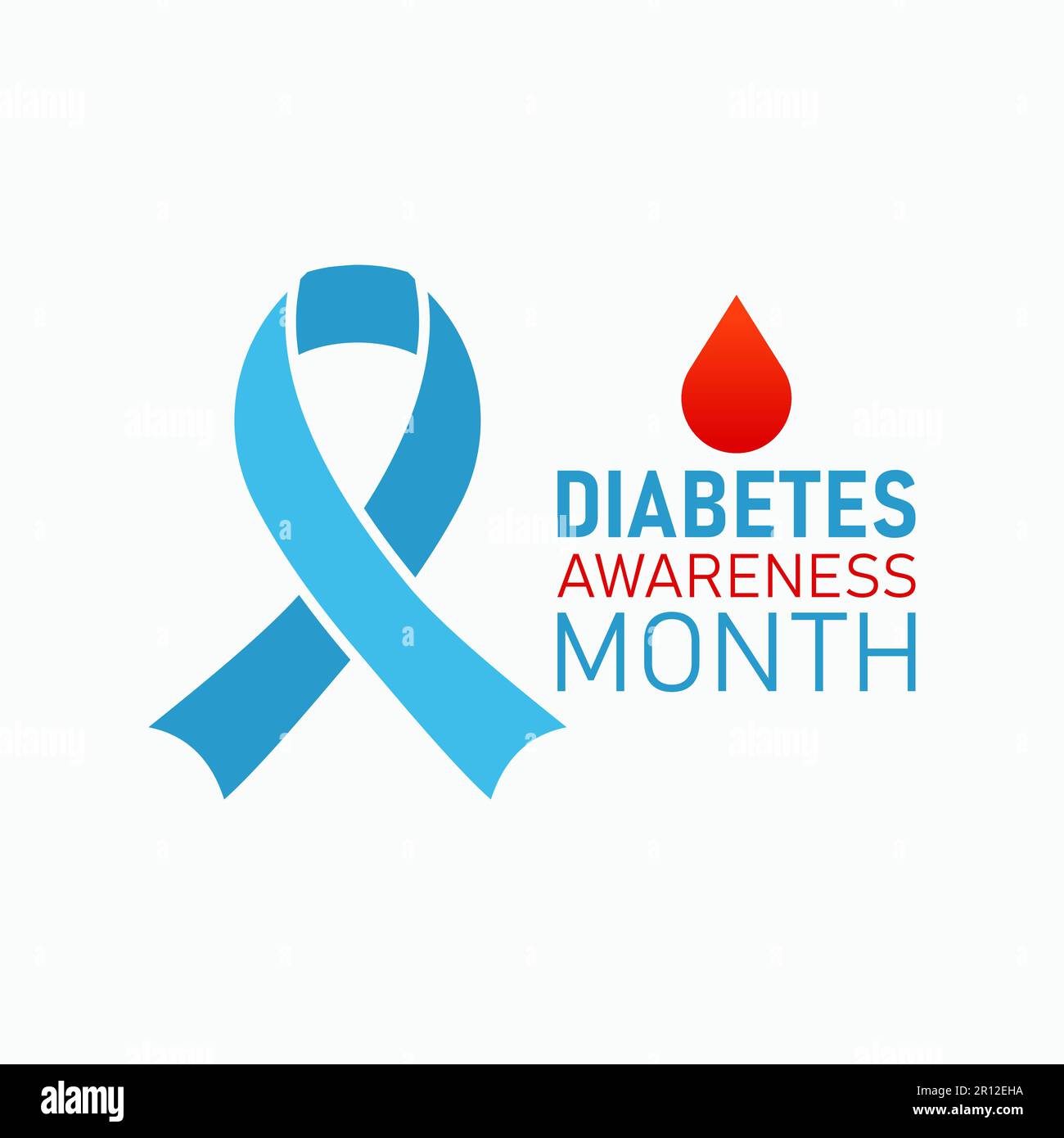 Diabetes awareness month. Vector template for banner, greeting card ...