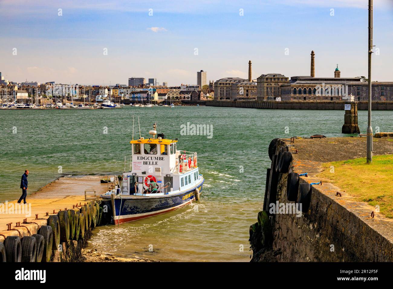 Cremyll Ferry 'Edgcumbe Belle' carries passengers from Plymouth (Devon ...