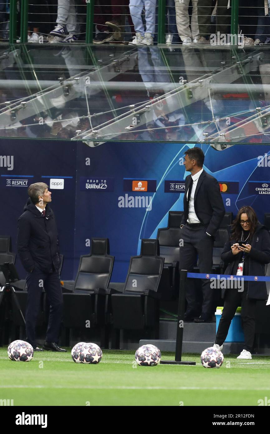 Milan, Italy. 10th May, 2023. AC Milan Sports Director PAOLO MALDINI ...