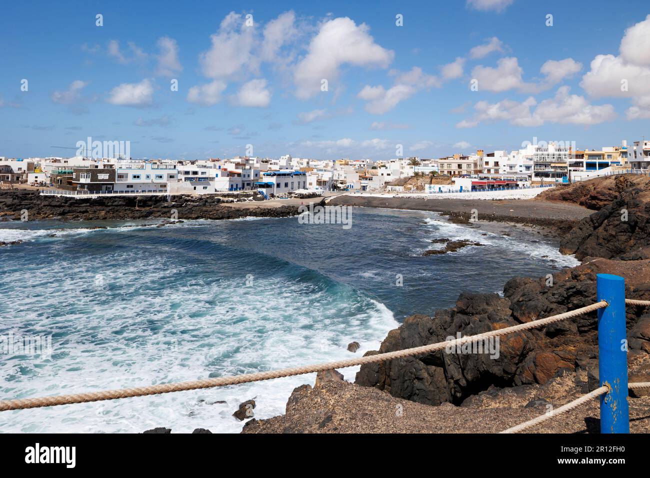 The fishing village of El Cotillo Fuerteventura Canary Islands Spain ...
