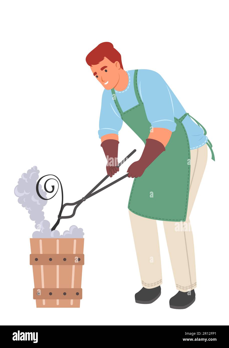 Blacksmith forging industrial equipment Cut Out Stock Images & Pictures ...