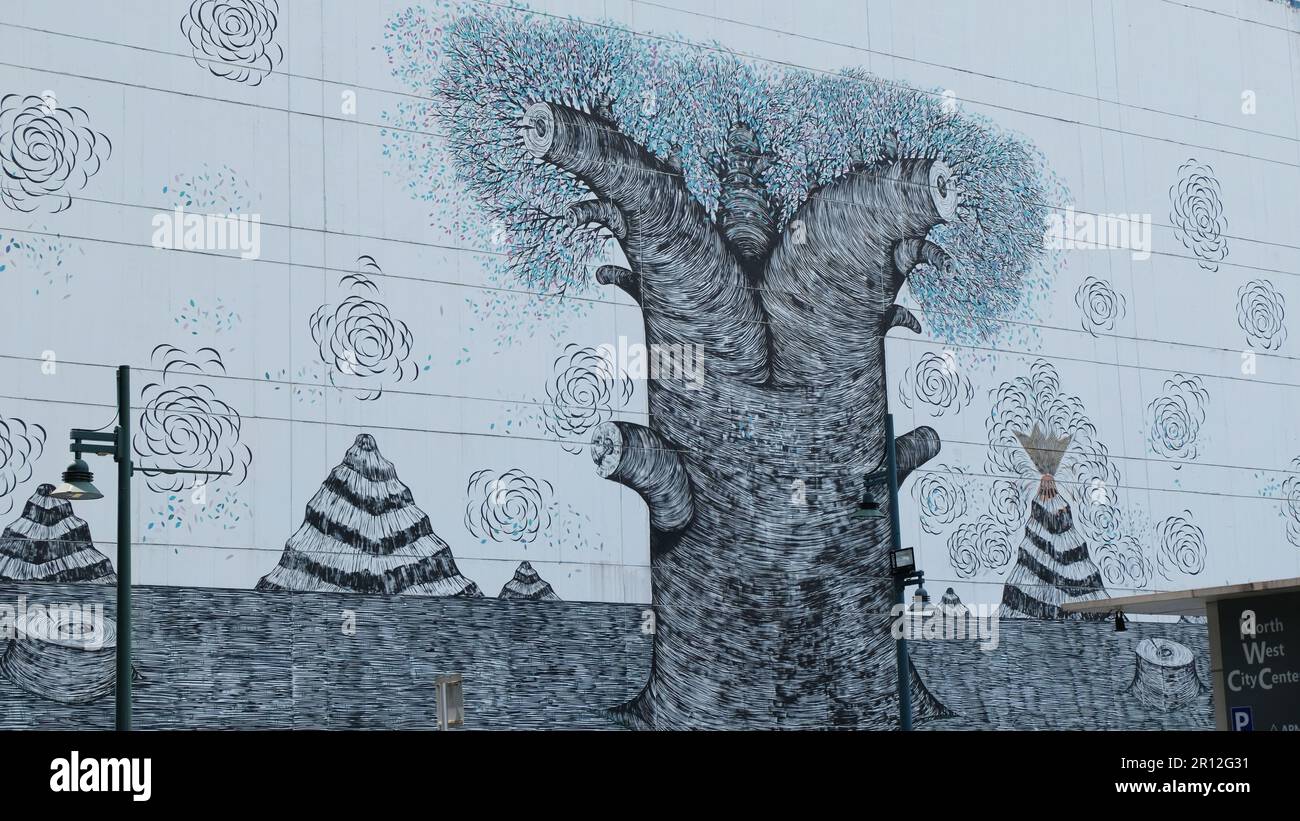 Street Bonifacio Global City Mural Art The Works Of The Artists Were