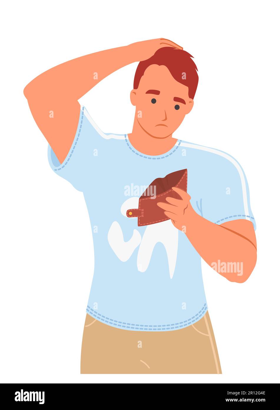 Thoughtful disappointed woman scratching head hi-res stock photography ...