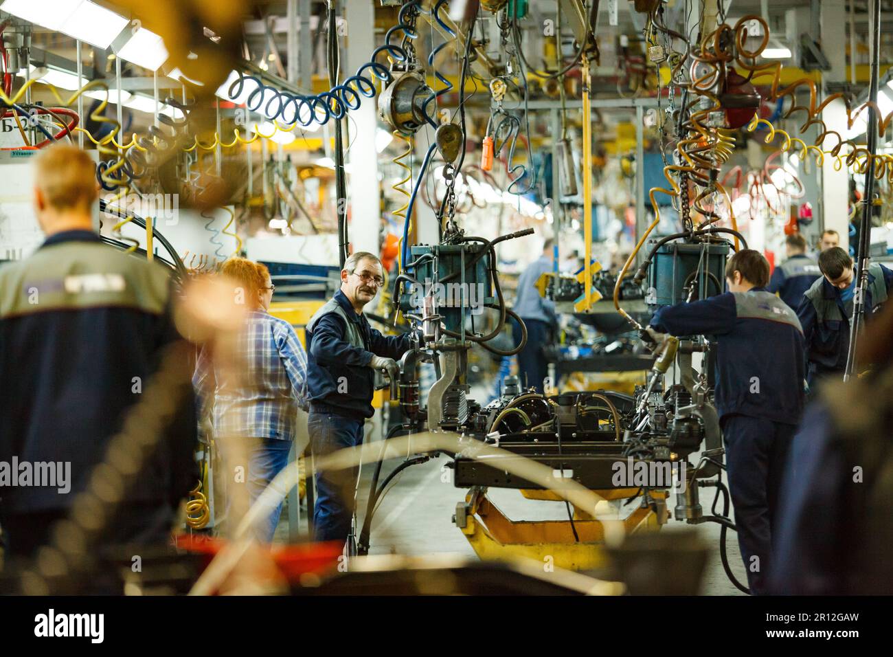Manufacturing plant workers hi-res stock photography and images - Alamy
