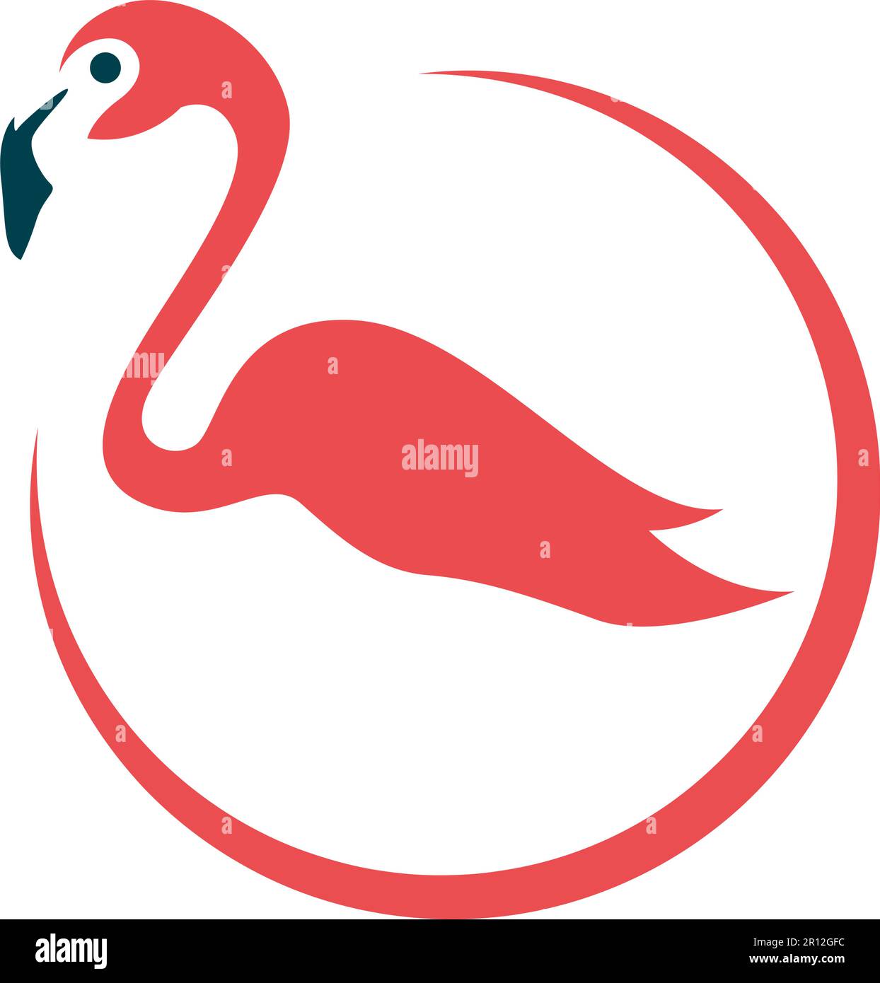 Flamingo logo icon design illustration Stock Vector Image & Art - Alamy