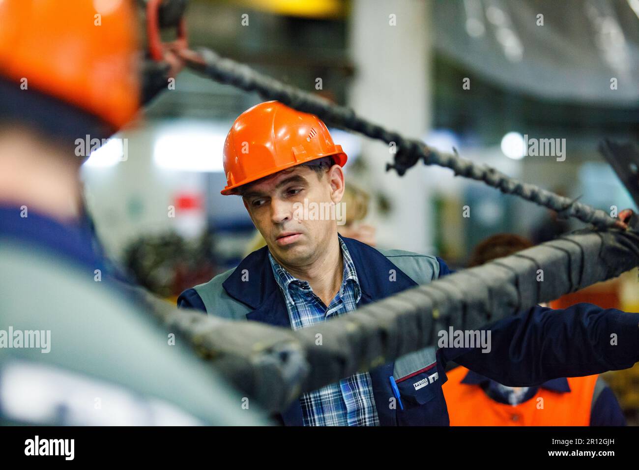 Worker at production line hi-res stock photography and images - Alamy