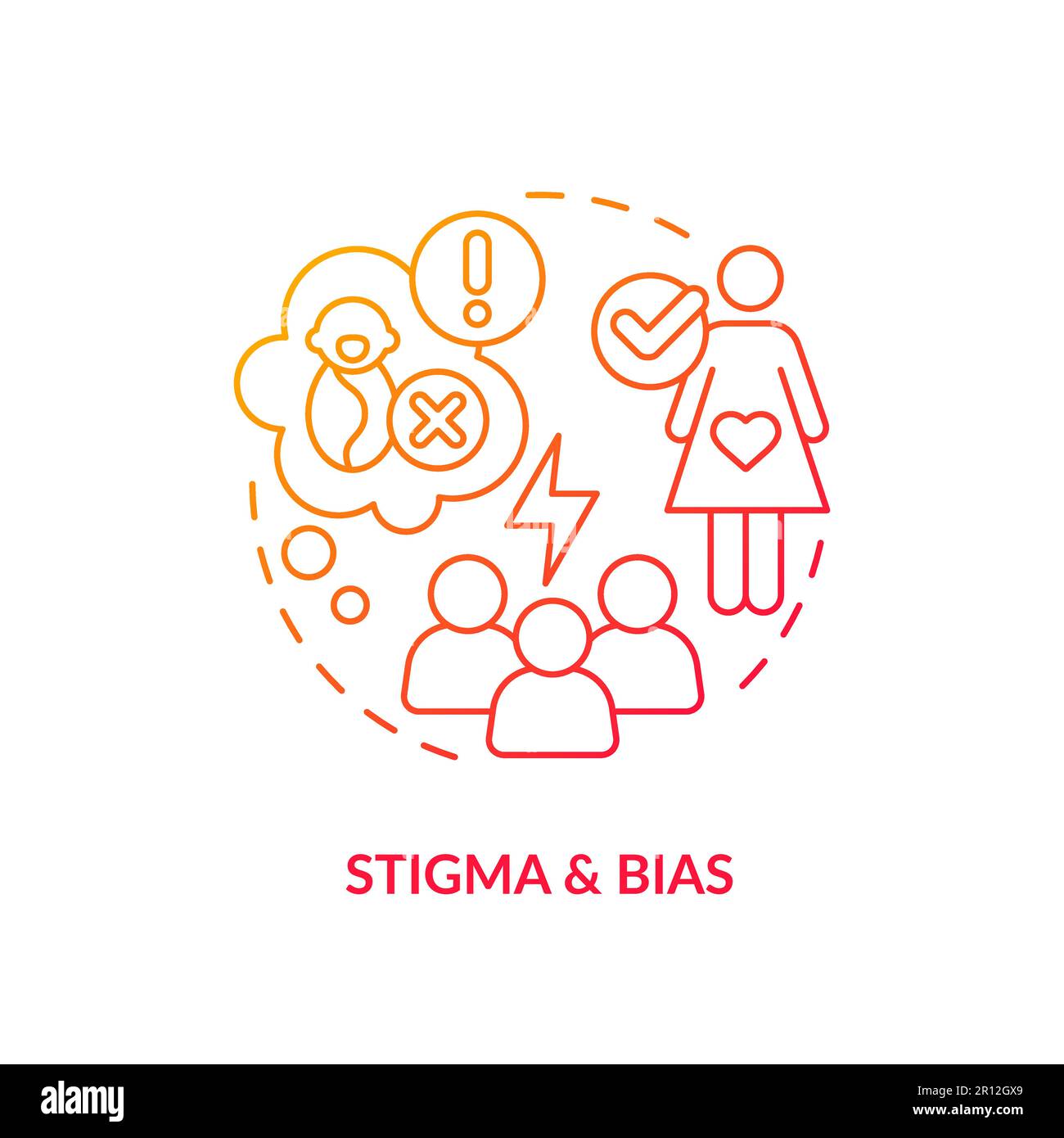 Stigma and bias red gradient concept icon Stock Vector Image & Art - Alamy Stigma and bias red gradient concept icon Stock Vector Image & Art - Alamy