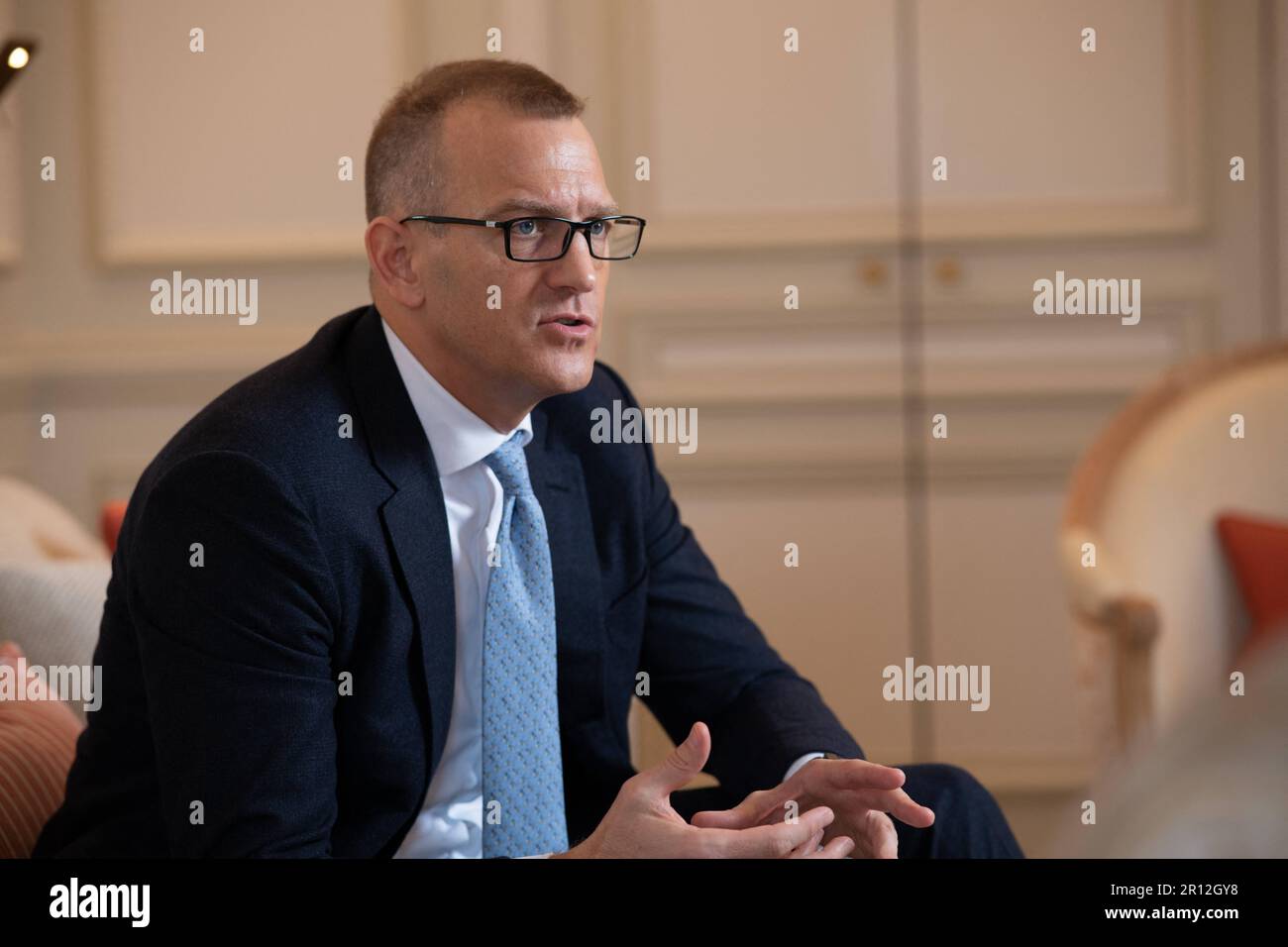 Paris, France. 27th Apr, 2023. Photo dated April 27, 2023 of Daniel ...