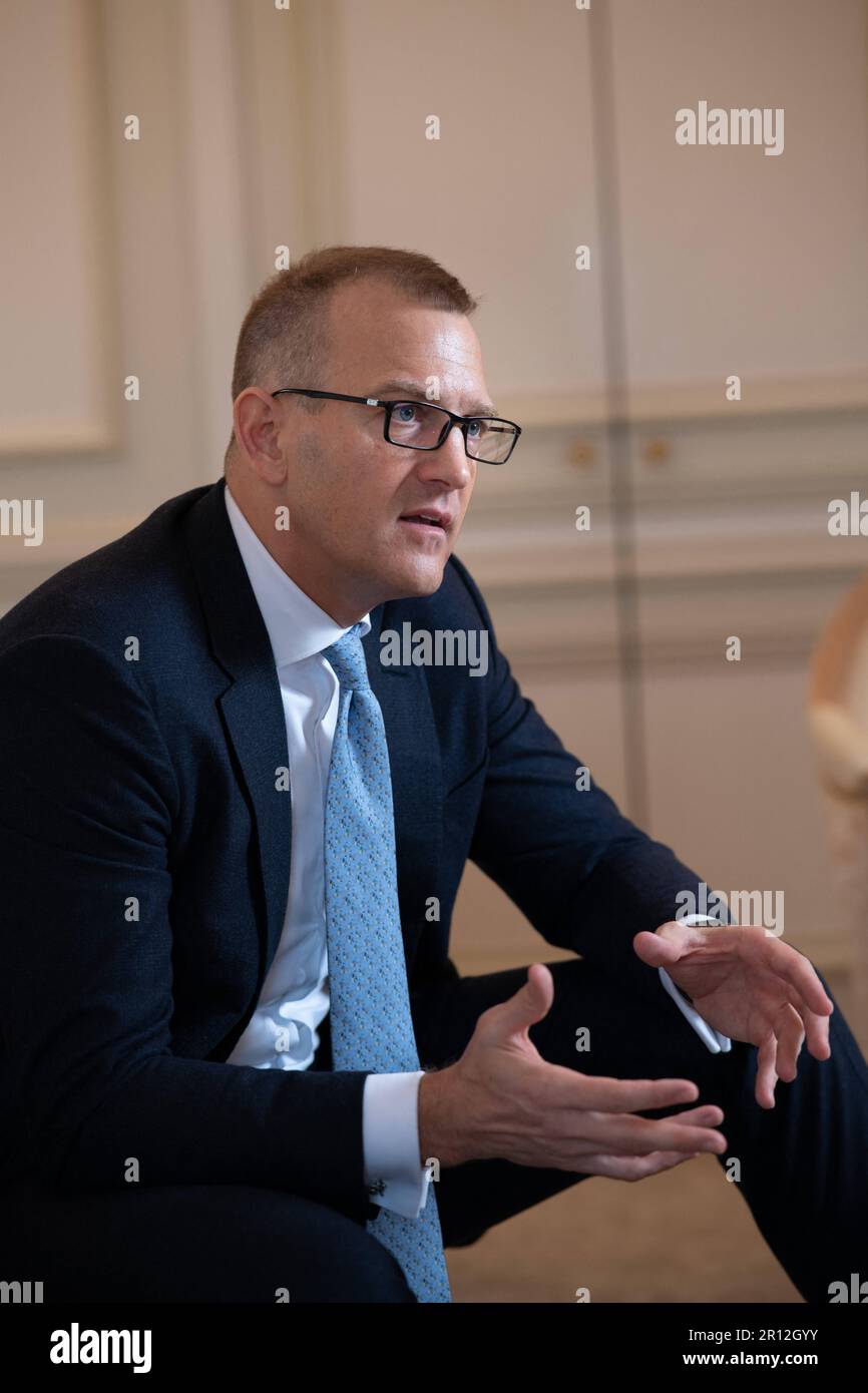 Paris, France. 27th Apr, 2023. Photo dated April 27, 2023 of Daniel ...