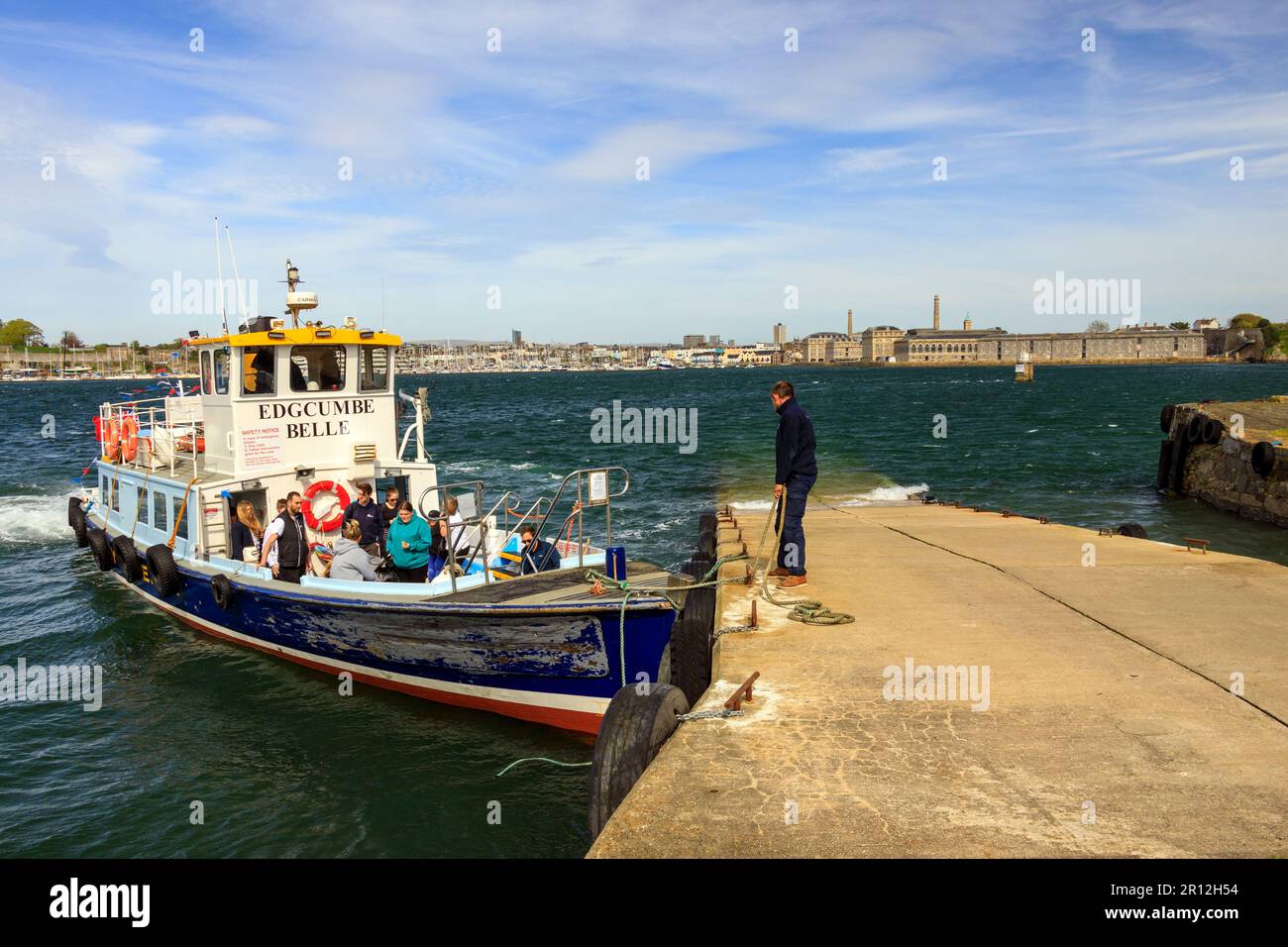 Cremyll Ferry 'Edgcumbe Belle' carries passengers from Plymouth (Devon ...