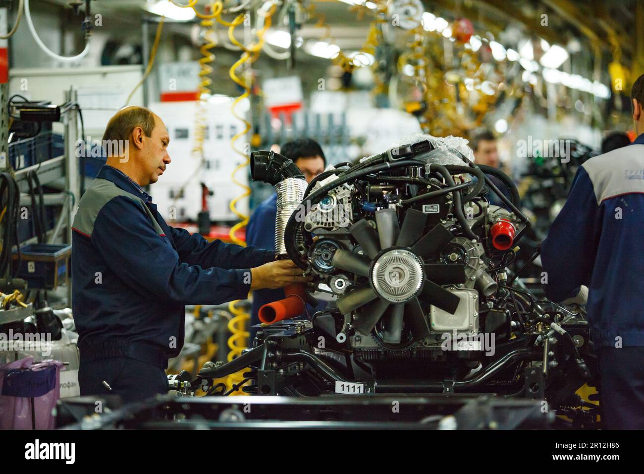 Nizhny Novgorod, Russia - November 21, 2020: GAZ car production plant ...