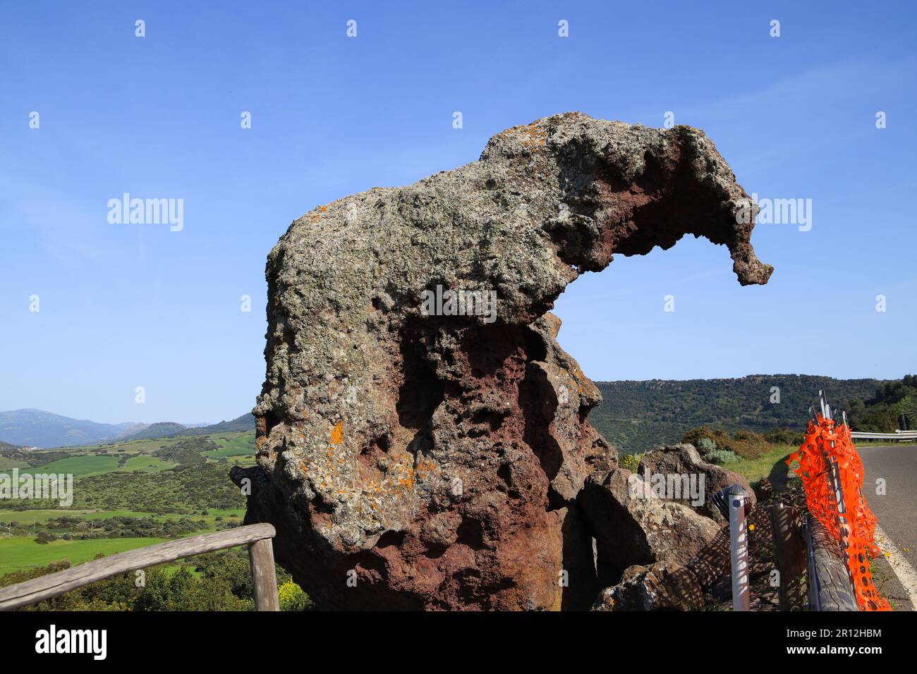 The Elephant rock on a street in Castelsardo - Sardinia 2023 Stock ...