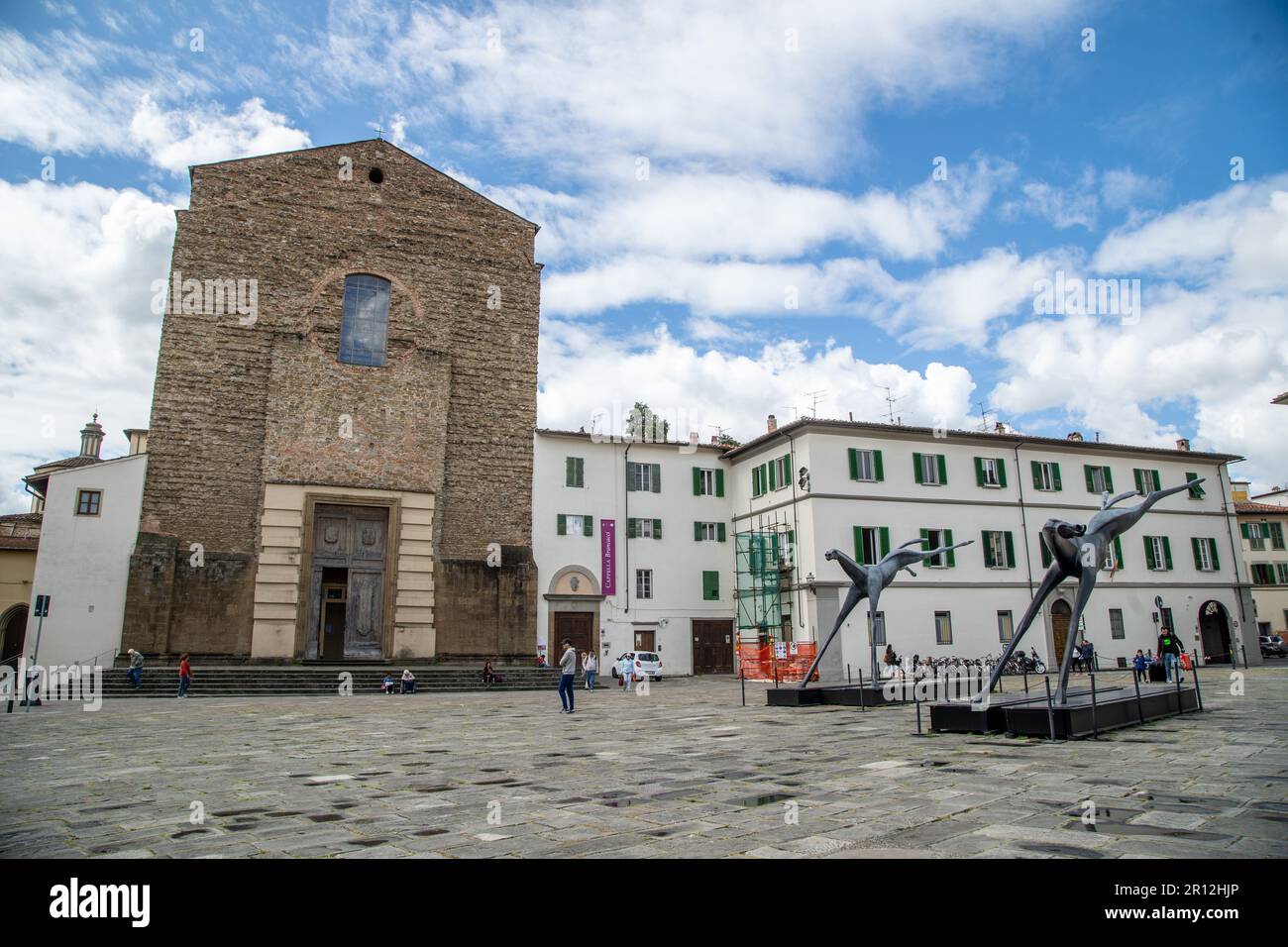 Piazza Del Carmine oltrarno Firenze Stock Photo - Alamy