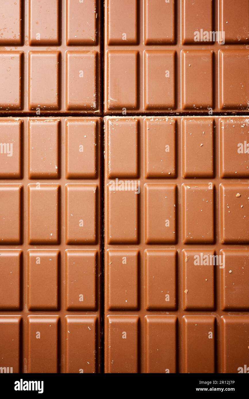 Close-up of milk chocolate bars Stock Photo - Alamy