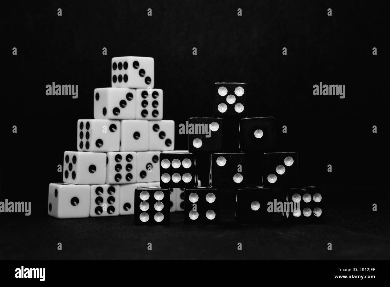 Dice pyramid hi-res stock photography and images - Alamy