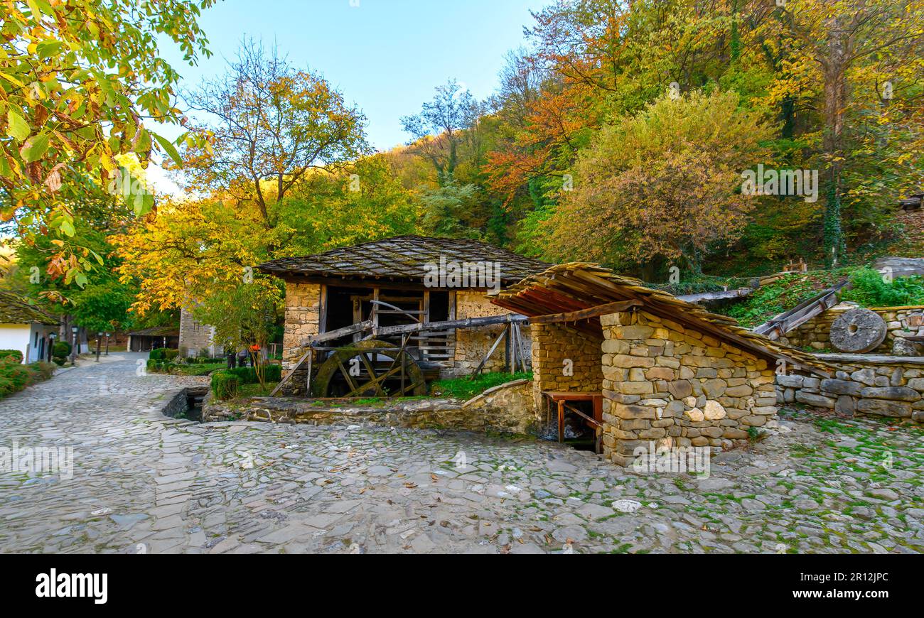 Old traditional Bulgarian house in Architectural Ethnographic Complex ...