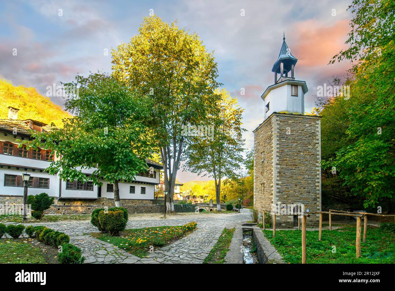 Old traditional Bulgarian house in Architectural Ethnographic Complex ...