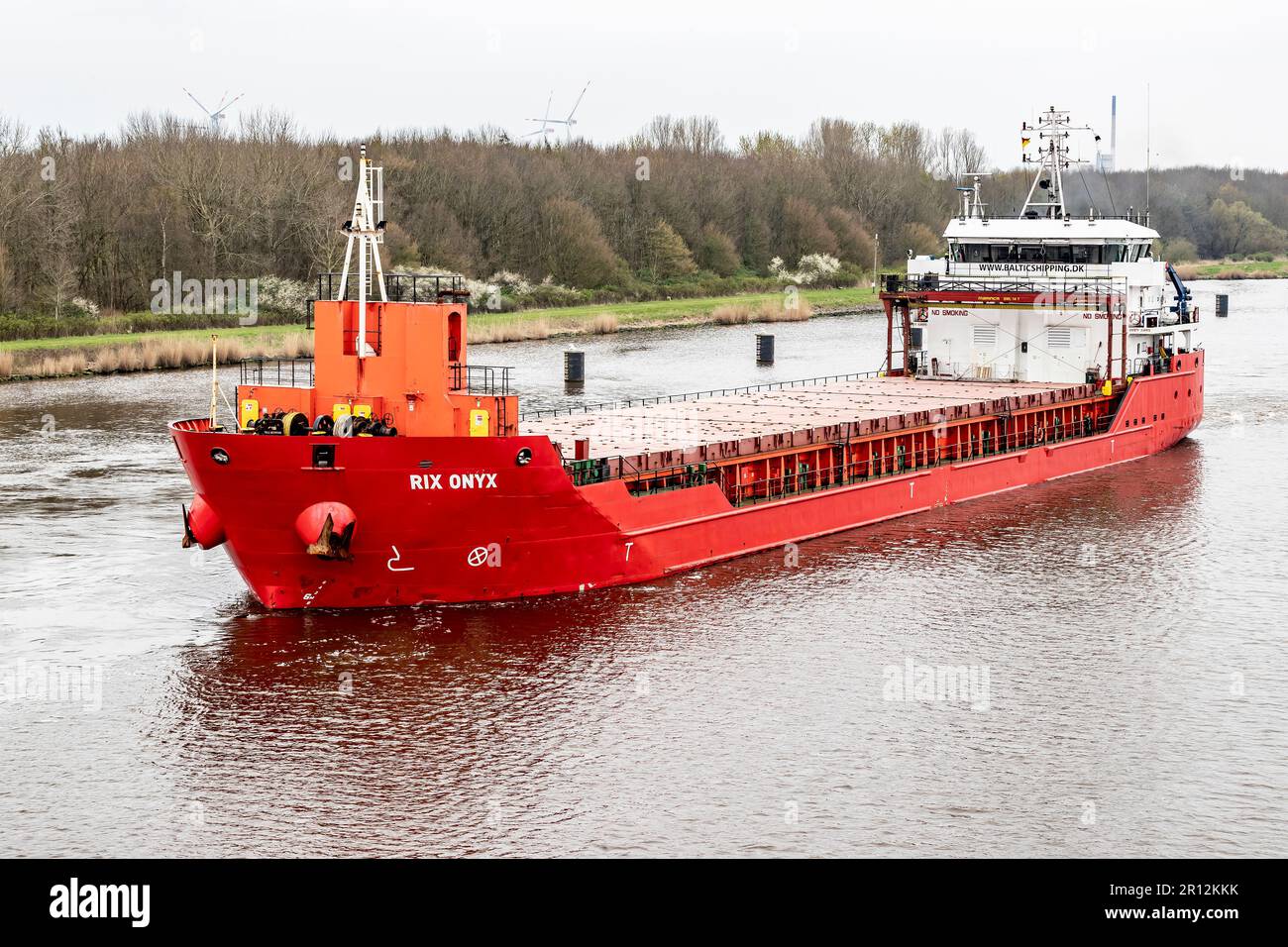 General Cargo Ship RIX ONYX transiting the Kiel canal, Germay Stock Photo - Alamy