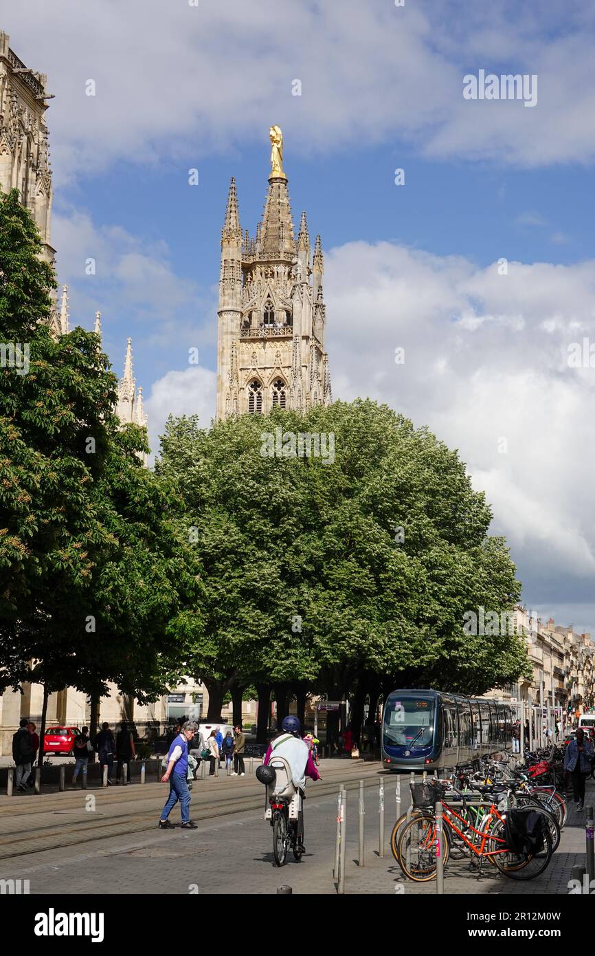 Pey Berland Tower, Tour Pey Berland, 15th century gothic bell tower and ...