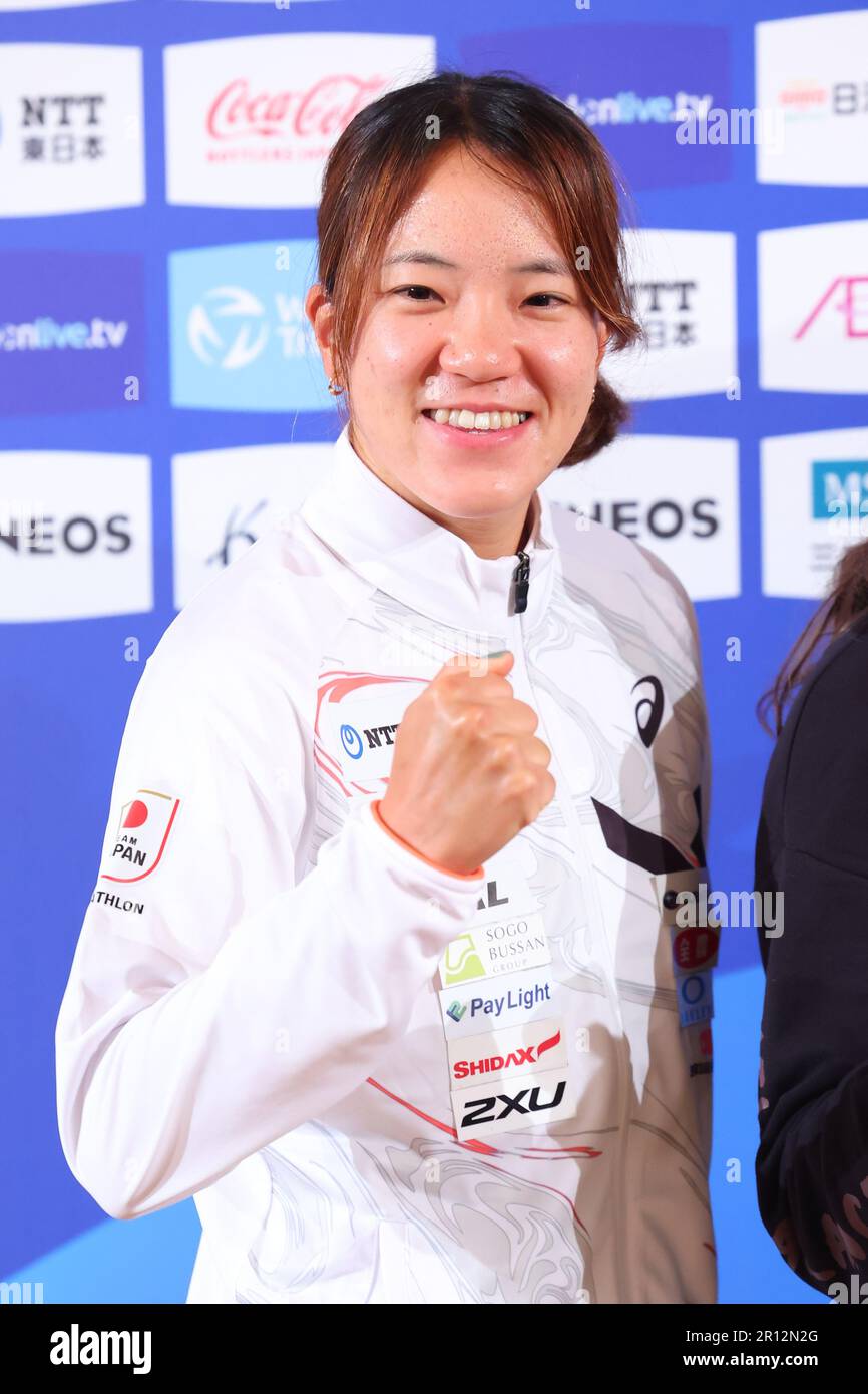 Yokohama, Kanagawa, Japan. 11th May, 2023. Yuko Takahashi (JPN) Triathlon : ITU World Triathlon ...