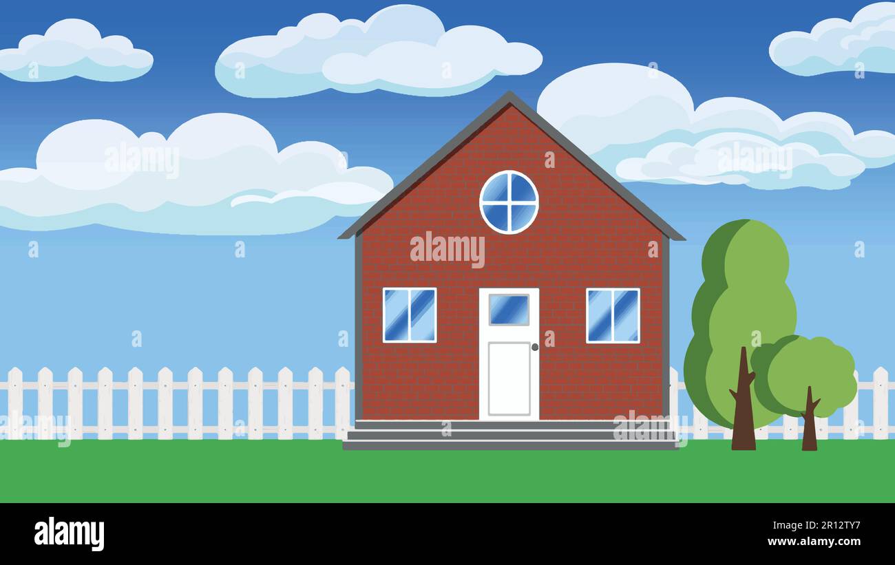 Vector illustration house , image vectorielle Stock Vector Image & Art ...