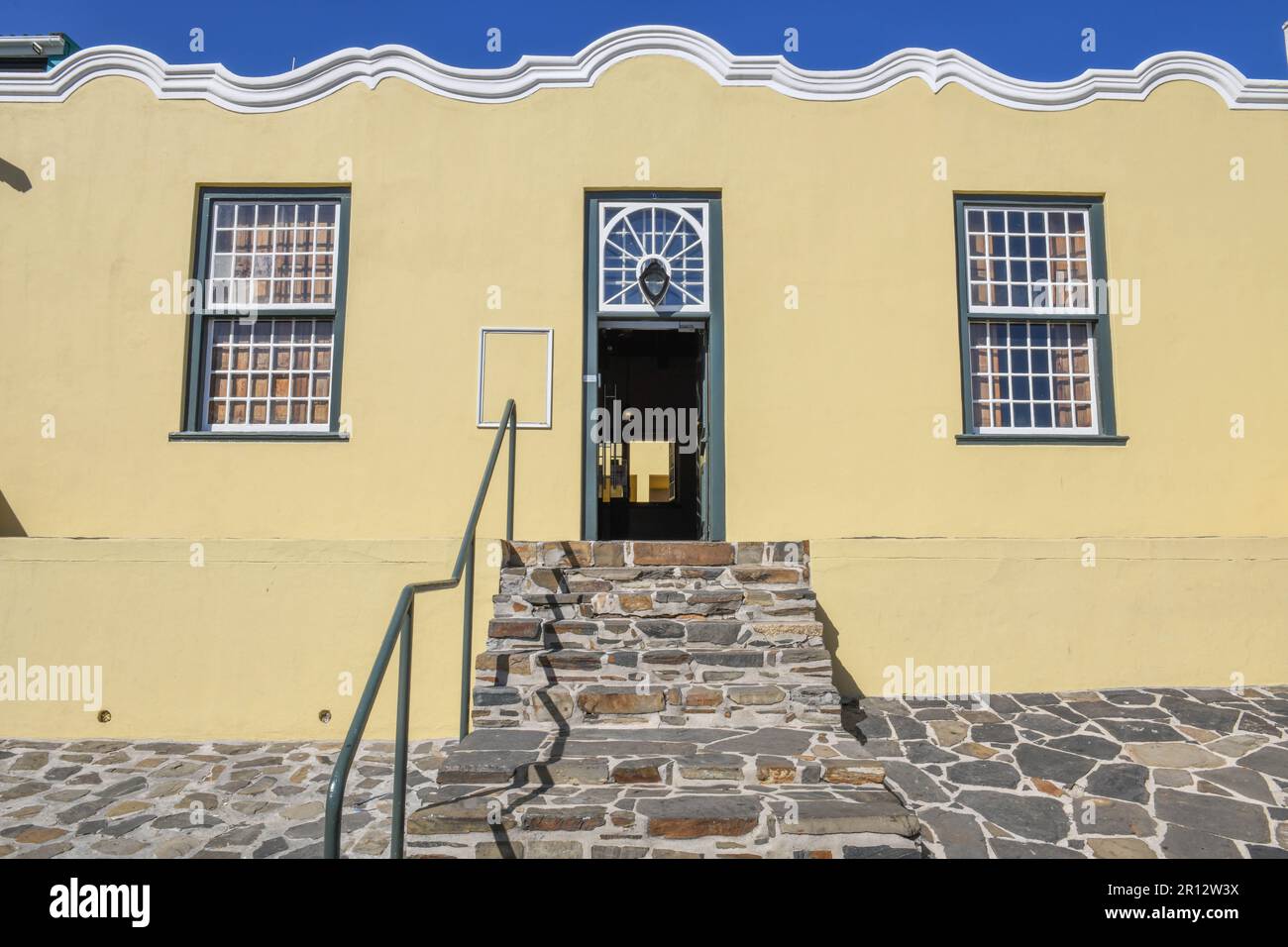 The colorful house of Bo Kaap on Cape Town in South Africa Stock Photo ...