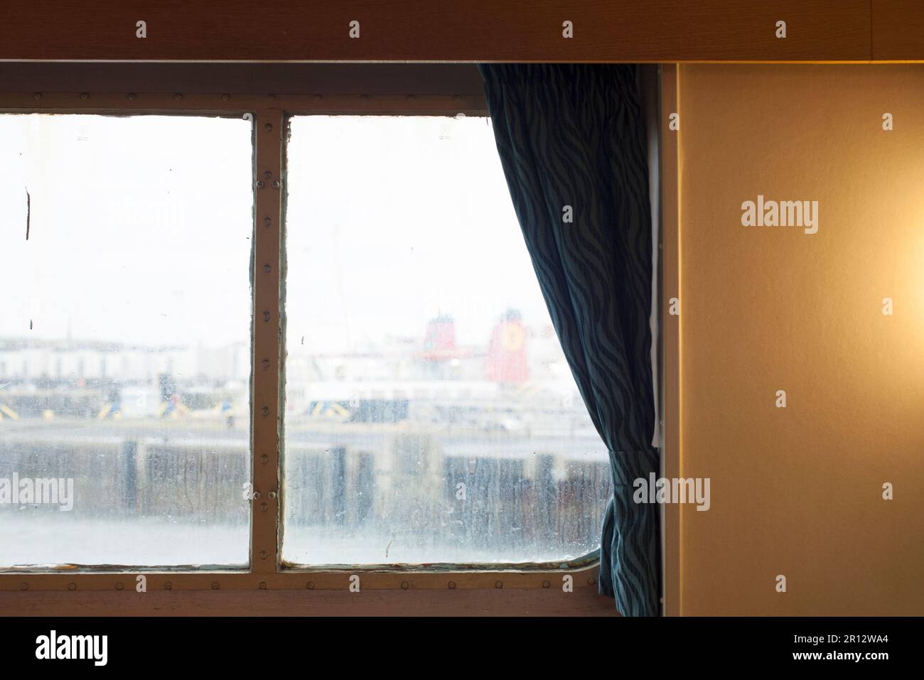 Scenic view from window sea hi-res stock photography and images - Alamy