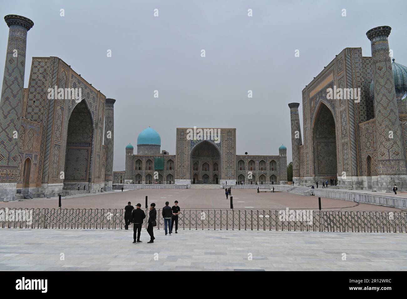 Madrasas in registan square hi-res stock photography and images - Alamy