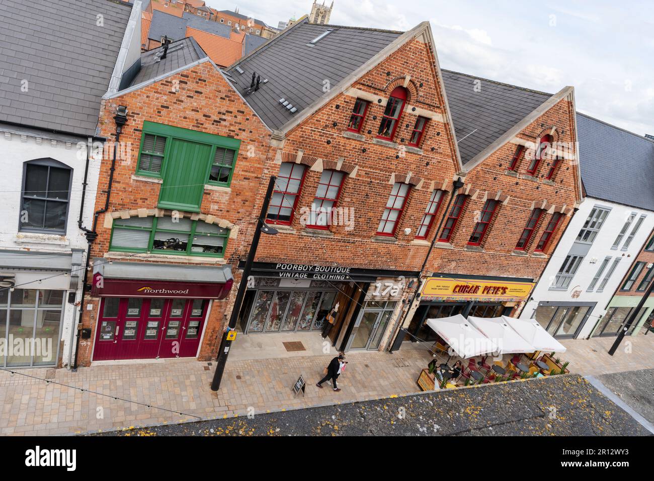 The regenerated warehouses in Humber Street, in the Fruit Market area ...