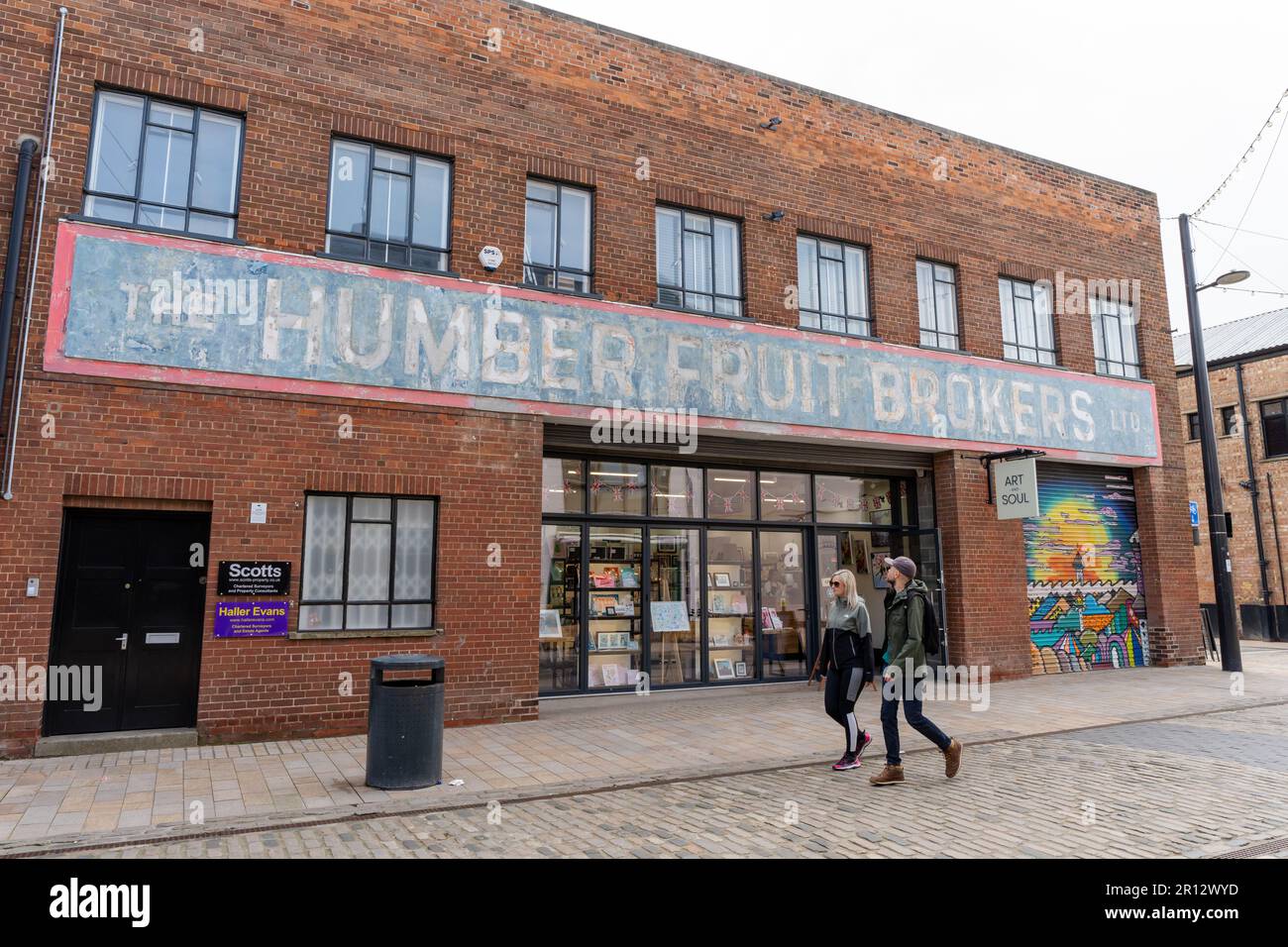 Art and Soul art store in the old Humber Fruit Brokers building in the ...