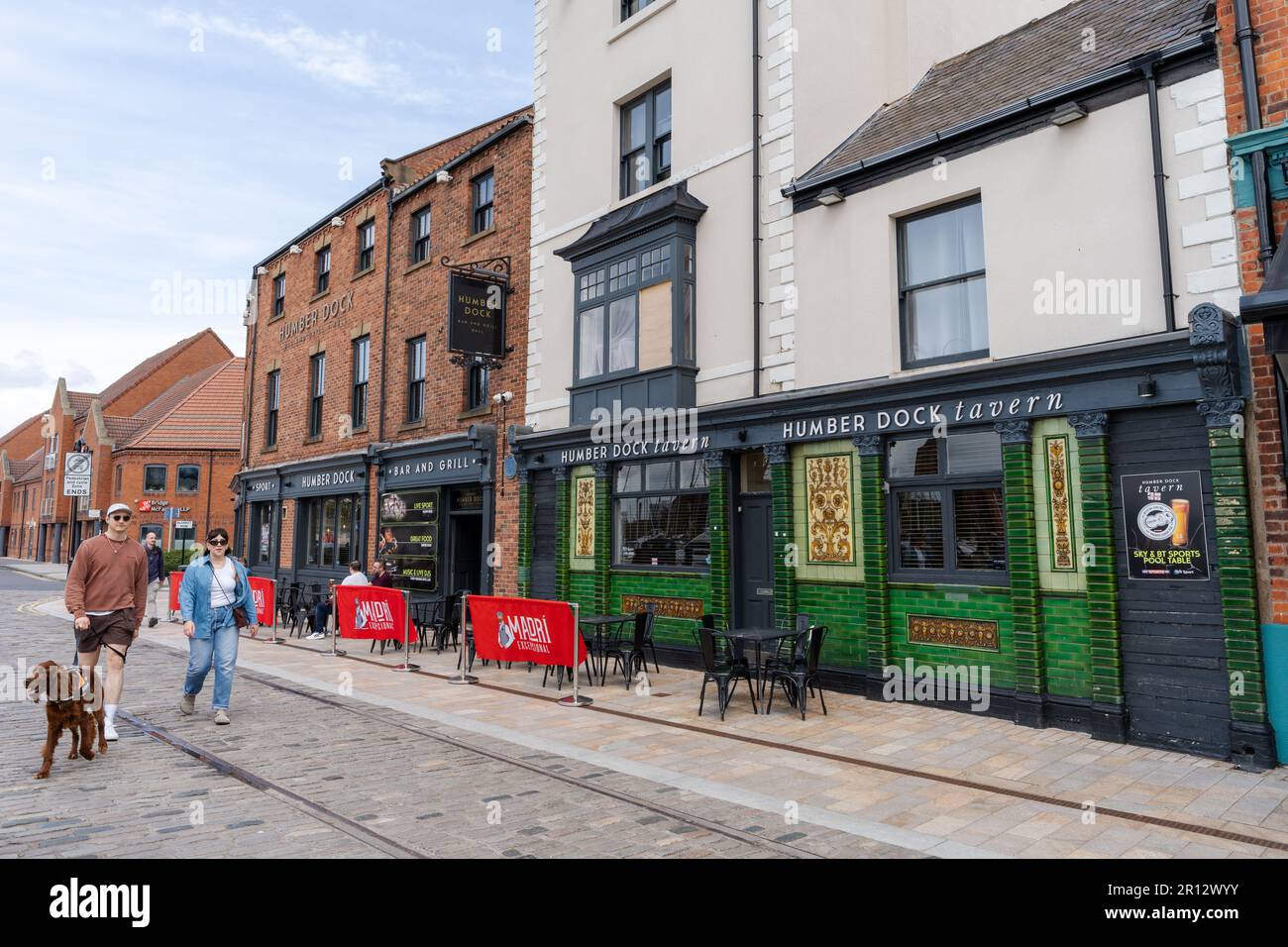 The Humber Dock Tavern, a bar and restaurant in the Fruit Market area ...